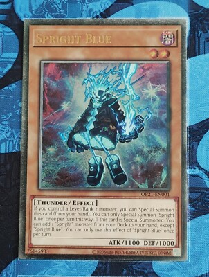 FREE GIFT! Spright Blue - Ultimate Rare OP21-EN001 Yu-Gi-Oh! | eBay