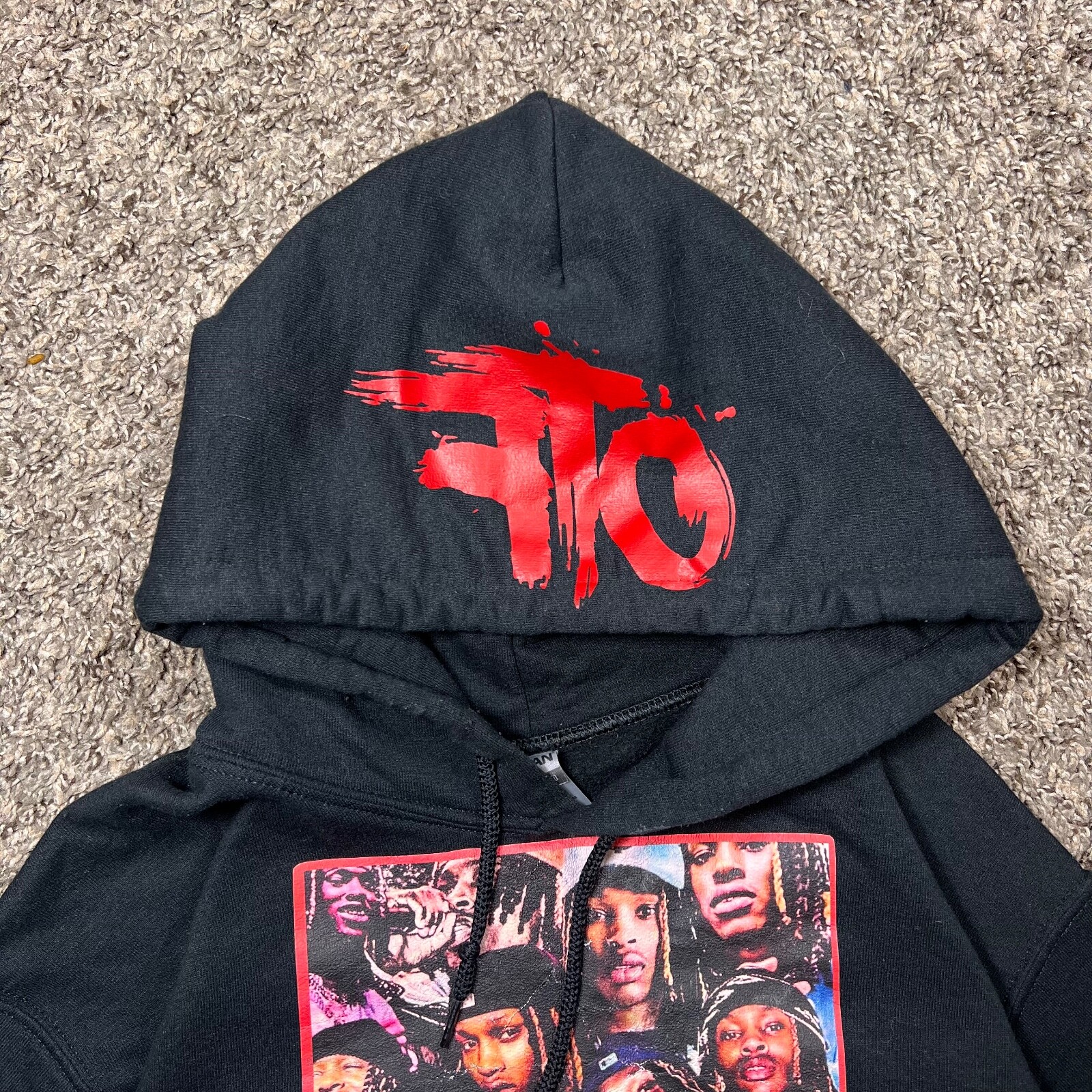 2020’s OTF King Von Boot Hoodie Black Size Small - Gem
