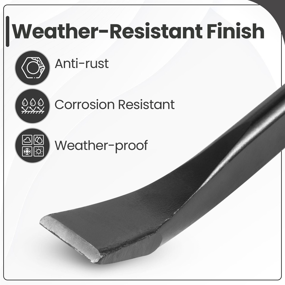 36" Wrecking Crow Bar Steel Crowbar Nail Board Puller Lever Pry Pull ...