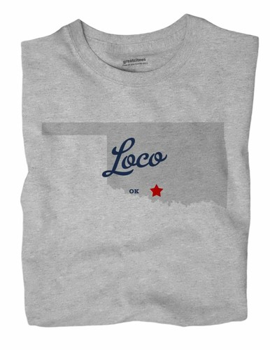 Loco Oklahoma OK T-Shirt MAP | eBay