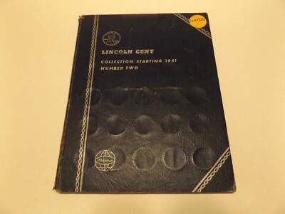 LINCOLN CENTS SET 1941-1974 COMPLETE IN OLD WHITMAN FOLDER #9030 ...