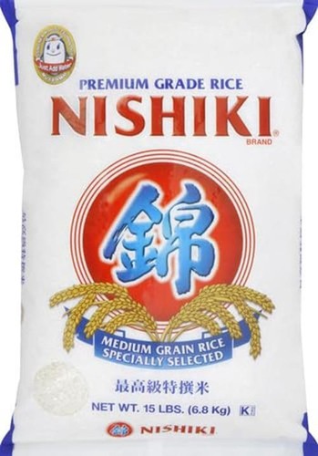 Nishiki Premium Rice, Medium Grain,15 Pound (Pack of 1) Assorted Sizes ...