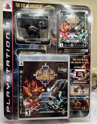 Eye of Judgment Bundle with Game PS3 Eye Camera Stand Starter Deck ...