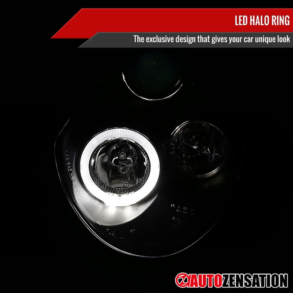 Fit 2002-2006 Mini Cooper R50 R53 05-08 R52 LED Halo Projector ...