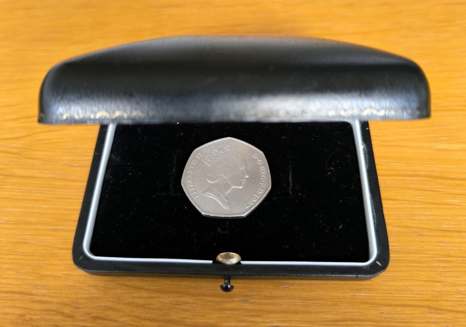 1997 Rare Valuable 50p Britannia Shield Fifty Pence Coin Mint. | eBay