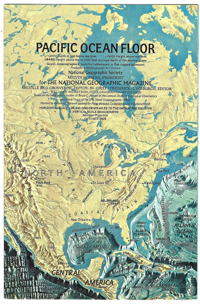Pacific Ocean Floor Map