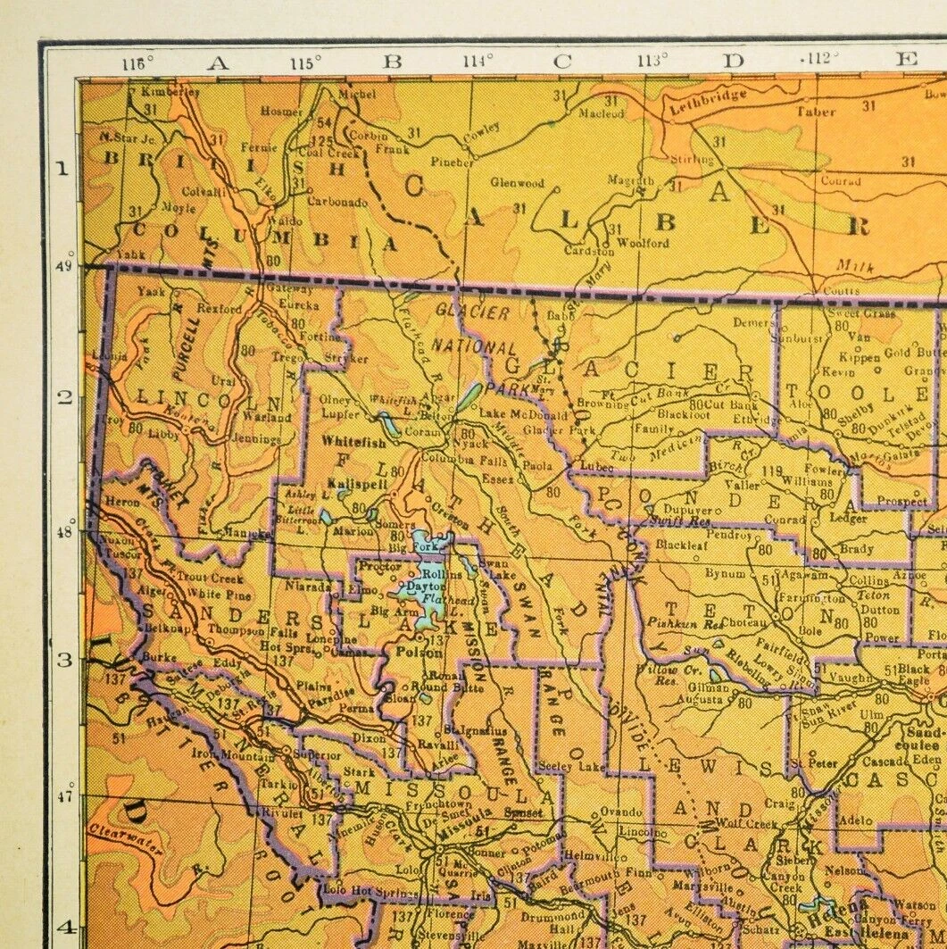Flathead Lake Montana Map