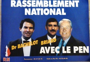 affiche " RASSEMBLEMENT NATIONAL" 1986-1988 | eBay