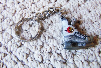 Keychain - Ottawa Senators Skate - Pewter - NHL - Key Fob Ring - Nice ...