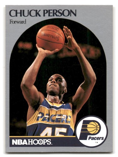 Chuck Person 1990 Hoops BASKETBALL #136 Indiana Pacers | eBay