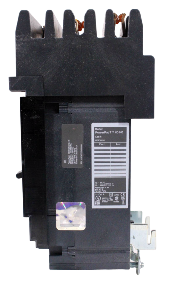 Square D HDA36030 Breaker 30A 600V 3P 3PH 14kA PowerPacT H I-Line ...