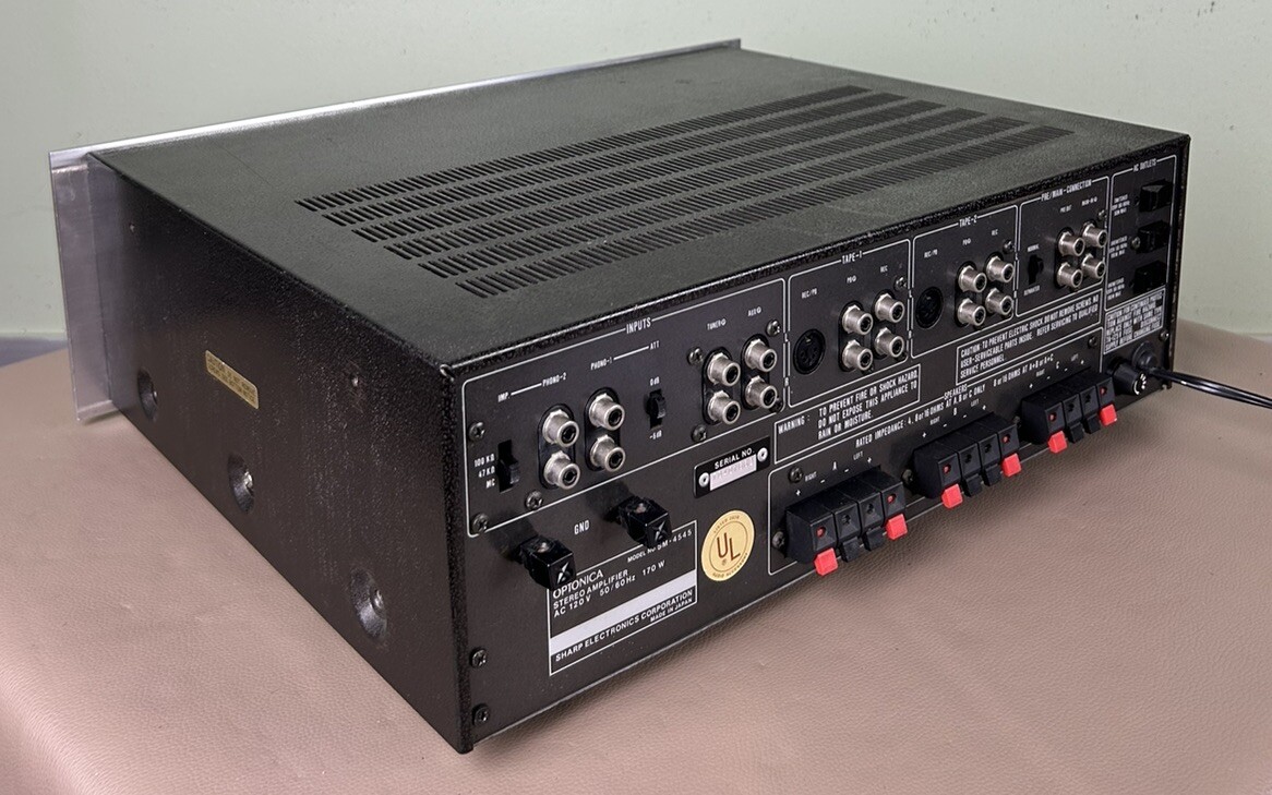 Optonica Sm4545 Repair And Restoration Integrated Amplifier 1978