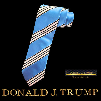 Donald Trump Collector Necktie 47 President Memorabilia Gold Emblem NEW ...