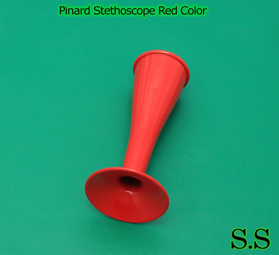 Pinard Fetal Stethoscope Plastic Red Color Surgical OB GYN Instruments ...