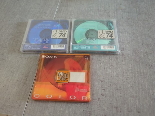 Lot 3 MiniDisc 74 SONY COLOR Hi Space Recordable Neufs | eBay