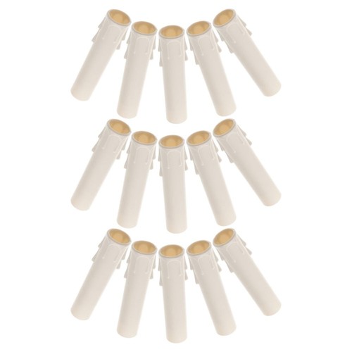 15 Pcs Candle Cartridge Candelabra Socket Replacement Covers Sleeves | eBay