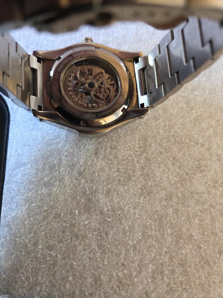 Armitron Automatic Skeleton Watch Water Resistant 165 Ft 7.5" WRIST | eBay