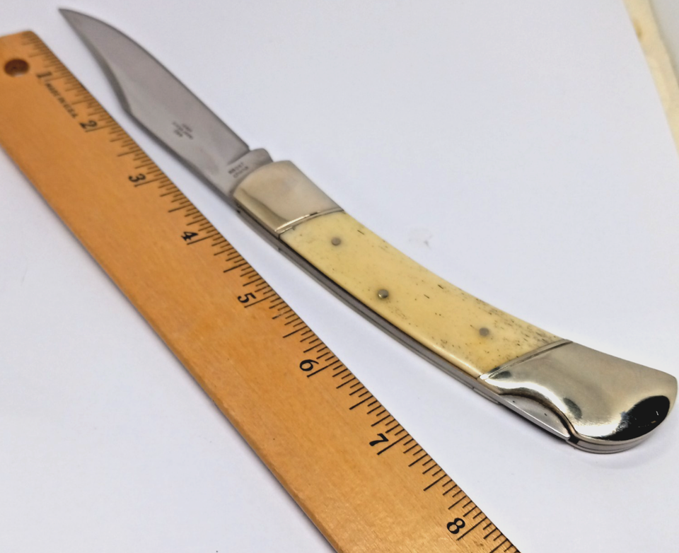Rough Rider 5 In Lockback Knife RR067 White bone handles includes RR ...