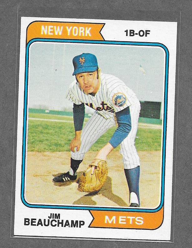 1974 Topps Baseball #424 Jim Beauchamp NM-MT *0424A | eBay
