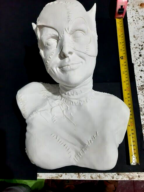 13"Cat Women Head bust Michelle Pfeiffer Vinyl model kit 3/4 | eBay