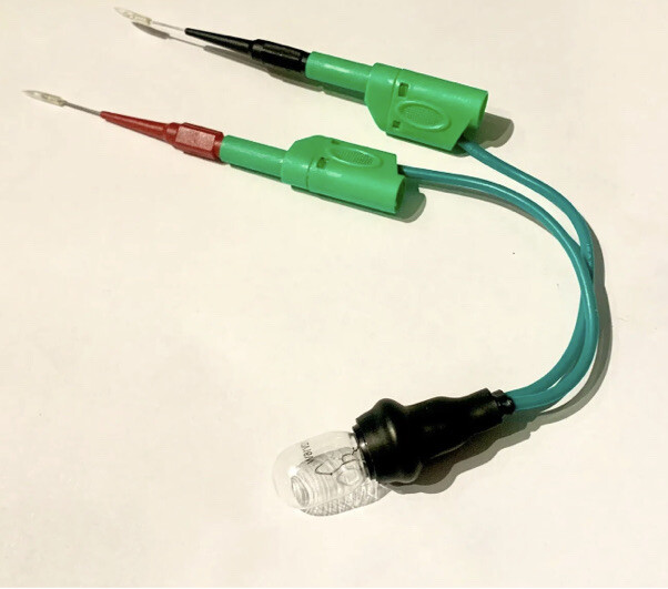 12v Circuit Tester test Light Lamp kit & cable piercing/back probes ...