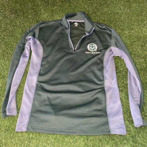 Colorado State Rams Jacket Mens Medium Knights Apparel 1/4 Zip ...