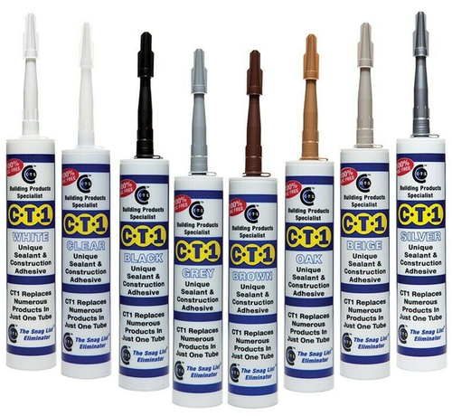 CT1 & BT1 Sealant Waterproof Adhesive Metal Wood Plastic Glass Concrete ...