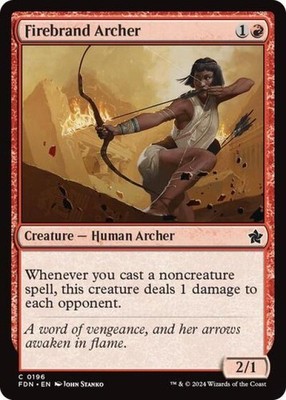 Firebrand Archer - LP Foil C : Foundations | eBay