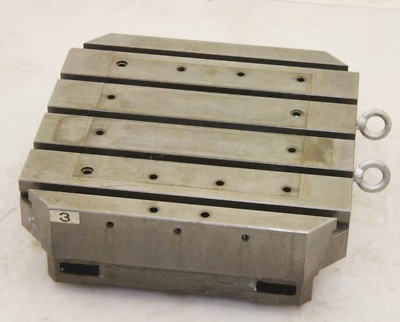 CNC Steel Tombstone Workholding Fixture Block / 19.75" X 19.75" / T ...