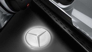 NEW Genuine Mercedes-Benz LED Projector Mercedes Star Exit Lamps ...