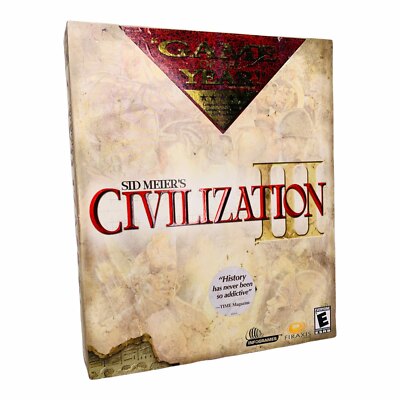 Sid Meier's Civilization III GOTY PC Game Vintage Still Sealed Brand ...