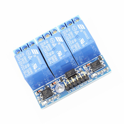 3-Channel Relay Module With Optocoupler Isolation Compatible 3.3V 5V ...