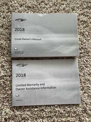2018 Chevrolet Cruze Owners Manual | eBay