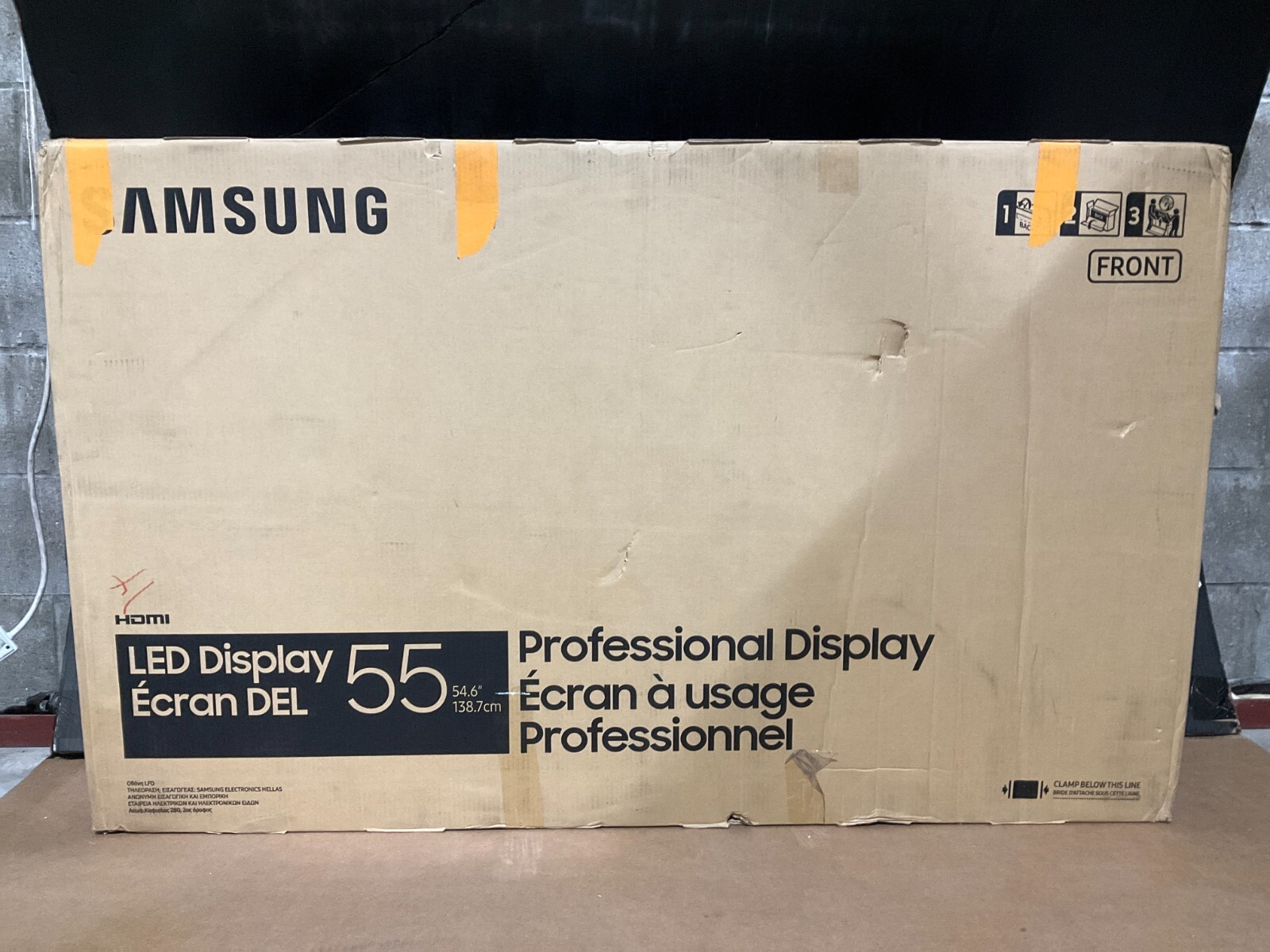 New Samsung 55" Commercial LED LCD Signage Display 4K QH55R ️️ ️️ | eBay