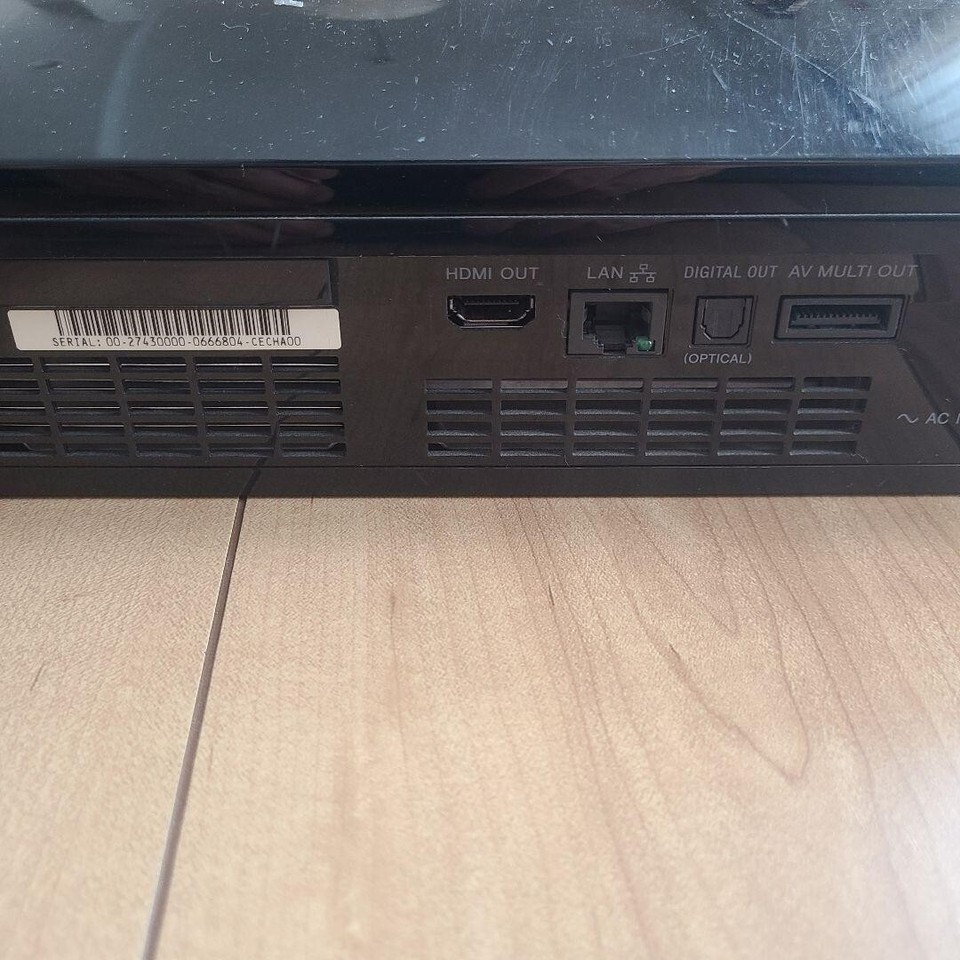 Sony PlayStation 3 PS3 CECHA00 60GB First Black Model Console GAME Used ...