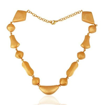 Multi Designer Statement Necklace In Gold Plated Delicate Jewelry For ...