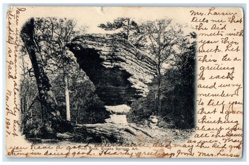 1907 Pivot Rocks Cliff Exterior Eureka Springs Arkansas Vintage Antique ...