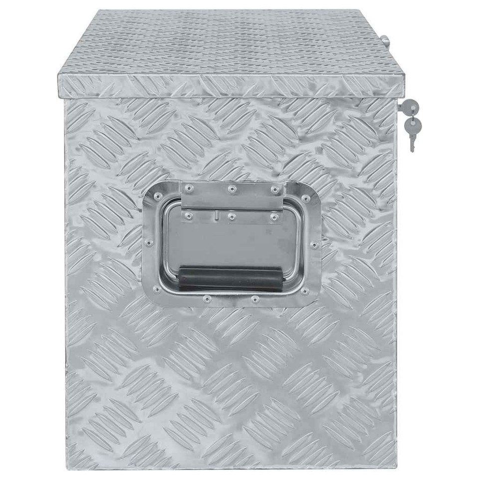 Aluminium Box Trapezoid Storage Chest Trunk Organiser Toolbox Belt Box ...