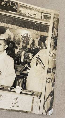 Vintage Chinese Monks Chanting Sutras large photo buddhism Singapore ...