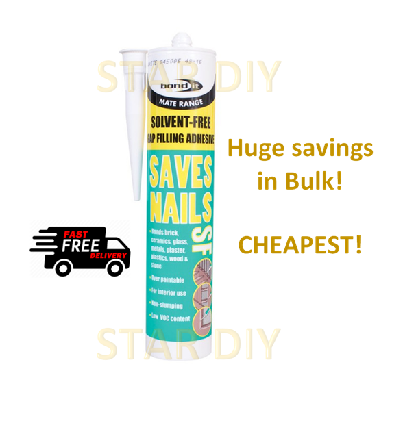 3 X General Purpose Bathroom Panel & Cladding Adhesive Glue Tubes Save ...