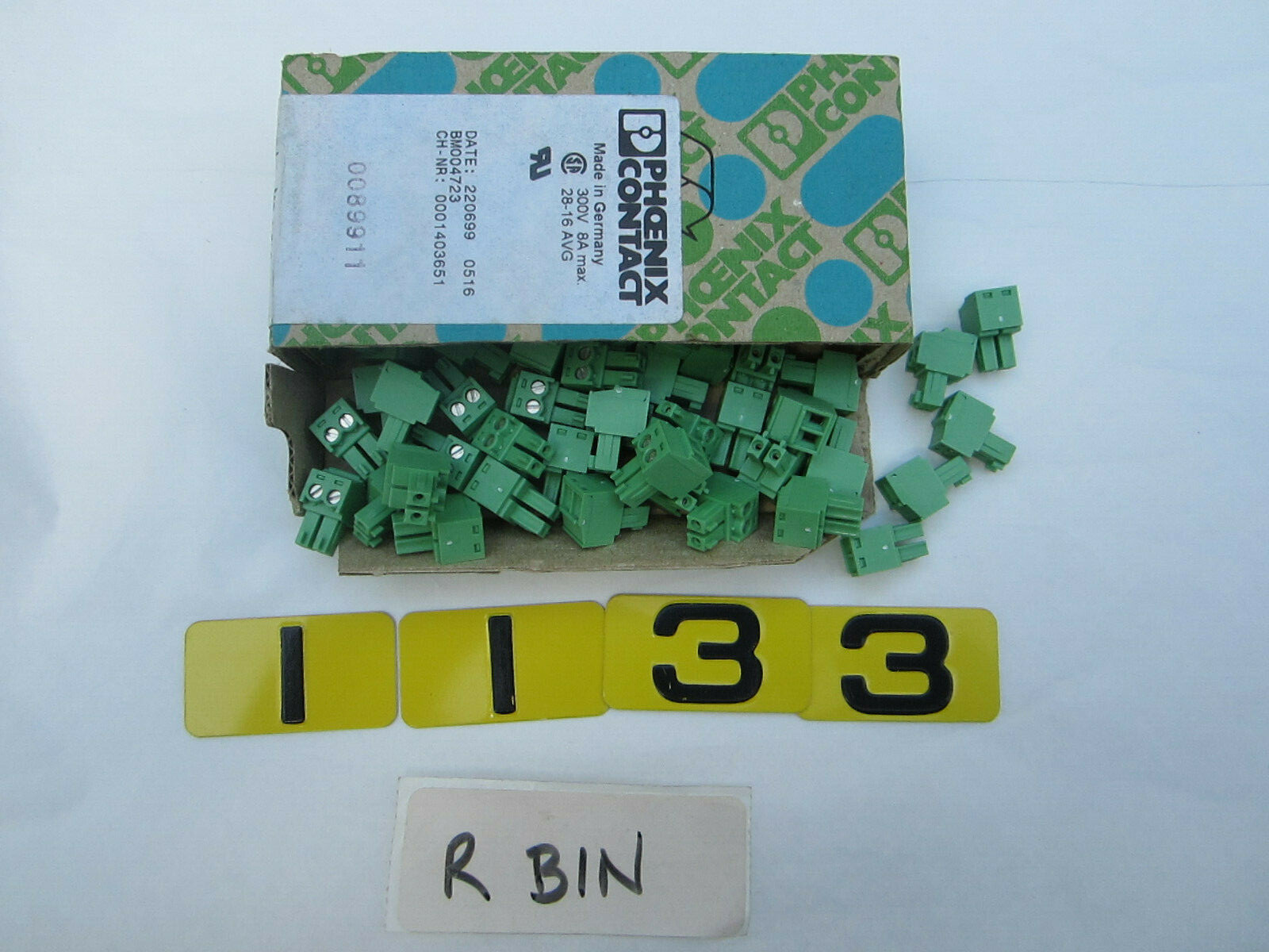 PHOENIX CONTACT 1803578 TERMINAL BLOCK 2 POSITION PLUGS LOT OF 50 | eBay