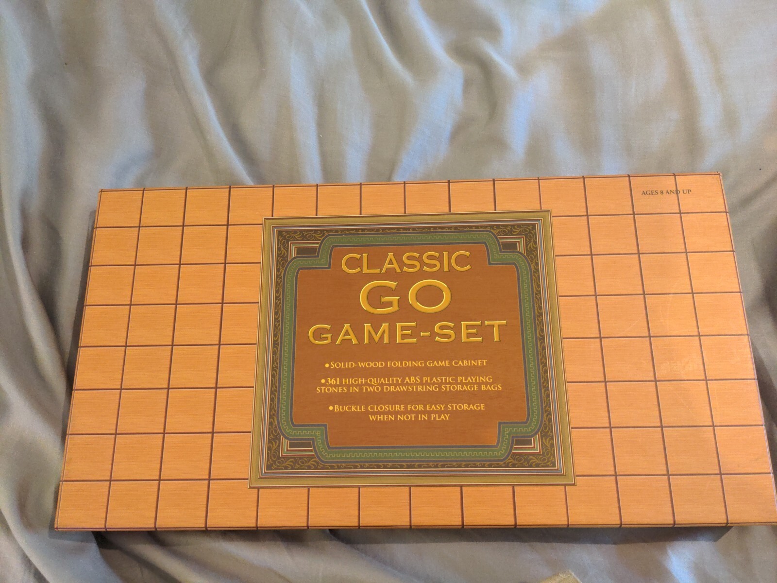 CLASSIC GO BOARD GAME SET ORIENTAL STRATEGY WITH SOLID WOOD BOARD ...