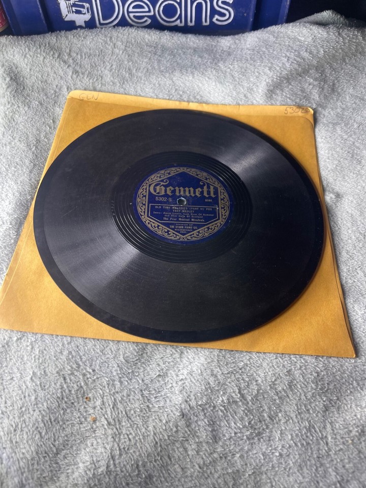 GENNETT Record 78 rpm 5302 OLD TIME MELODIES Part 1 & 2 | eBay