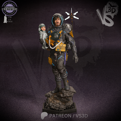 Sam Bridges 3D Printed Figure, Unpainted Death Stranding Model Kit | eBay