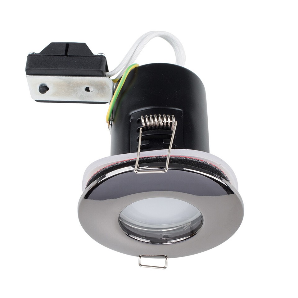 IP65 Fire Rated Downlights x6 GU10 Bathroom Spotlight Downlighters LED ...