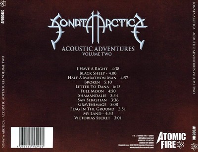 SONATA ARCTICA ACOUSTIC ADVENTURES, VOL. 2 NEW CD 4251981702421| eBay