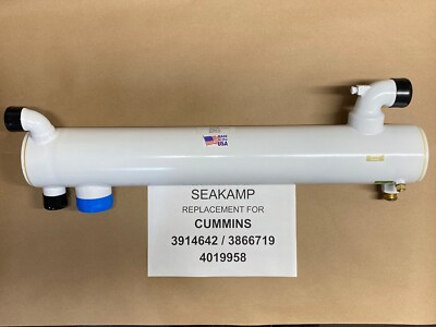 NEW Seakamp Cummins 4019958 Heat Exchanger Marine 6 Cylinder 5.9 liter ...