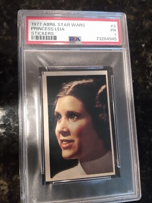 1977 Star Wars Abril Brazil Leia #3 PSA 1 Rarest Star Wars In Galaxy | eBay