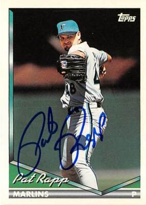Pat Rapp autographed baseball card (Florida Marlins) 1994 Topps #227 | eBay