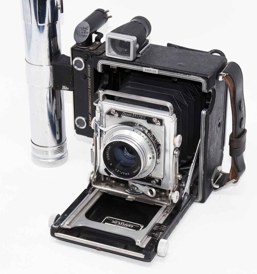 Graflex Crown Graphic 2X3 Film Press Camera with Flash Attachment | eBay